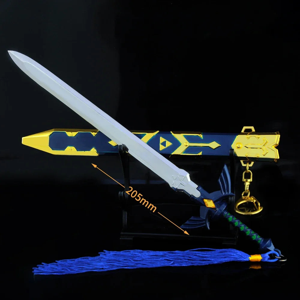 Hyrule Master Sword & Hylian Shield Keychain – Animeancy