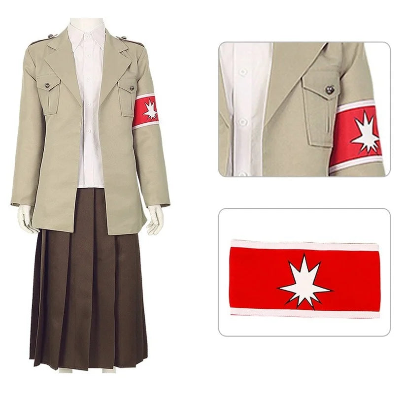 Attack on Titan - Marley Military Jacket – Animeancy