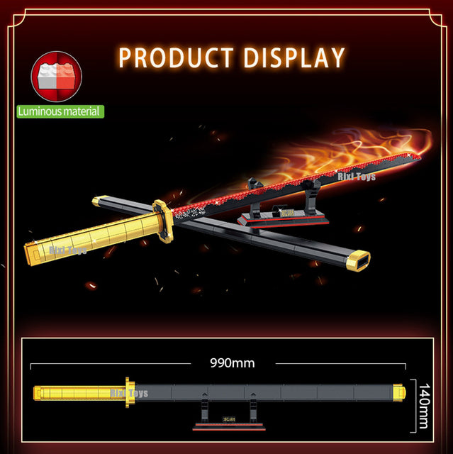 Yoriichi's Katana - Building Block – Animeancy