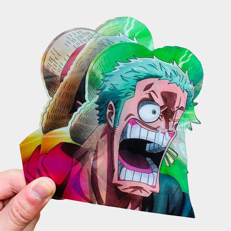 Luffy/Zoro/Sanji 3D Motion Stickers – Animeancy