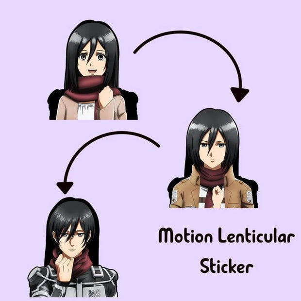 Mikasa motion sticker – Animeancy